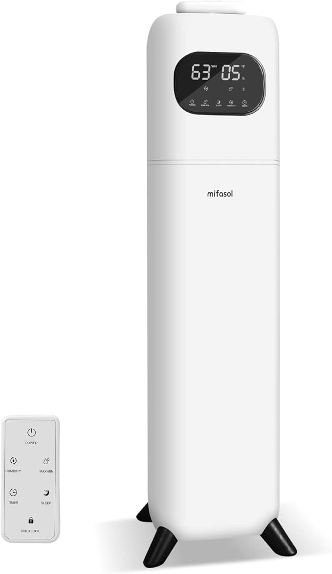 Amazon.com: Humidifiers for Bedroom Large Room, 2.3Gal/9L Quiet ...