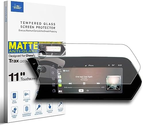 Amazon.com: INNOSURE Tempered Glass Screen Protector for 2024 Chevrolet ...