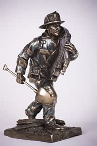 Fireman Responding Call Statue : Amazon.in: Home & Kitchen