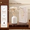 Amazon.com: Reed Diffuser Sticks, Reed Diffuser Sticks Flowers, Reed Diffusers Set for Bathroom ...