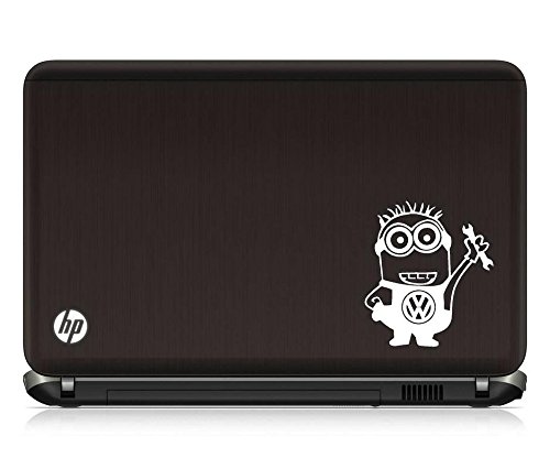 Fusion Graphix Ominous Logo Laptop Sticker Vinyl Decal (White) : Amazon ...