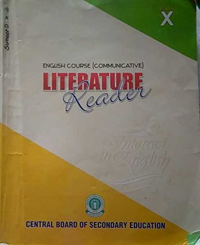CBSE CLASS 10 ENGLISH COMMUNICATIVE, LITERATURE READER : Amazon.in