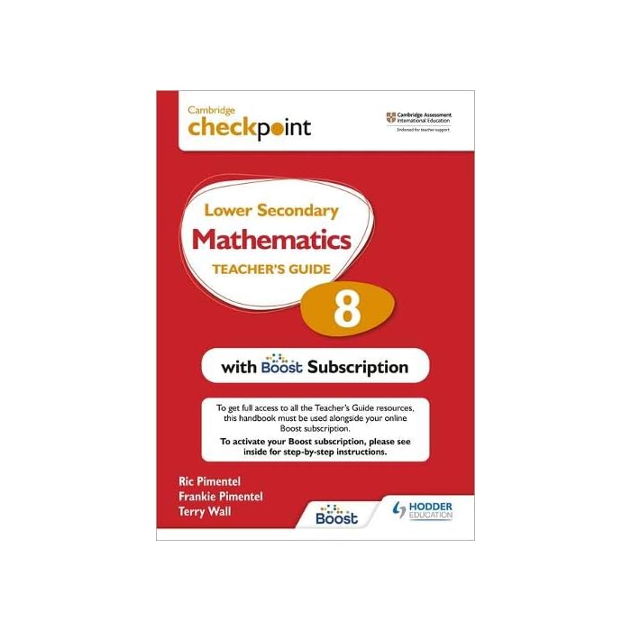Buy Cambridge Checkpoint Lower Secondary Mathematics Teacher's Guide 8 with Boost Subscription ...