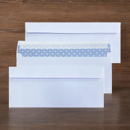 Amazon.com : #10 Security Self-Seal Envelopes, No.10 Windowless ...