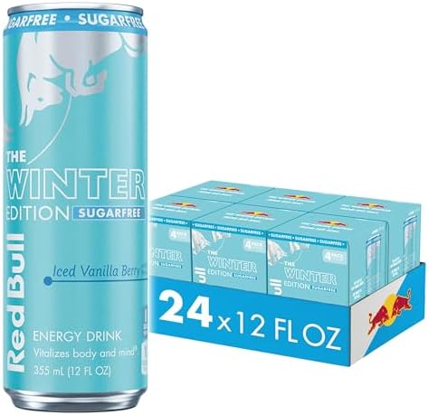 Amazon.com: Red Bull Winter Edition Sugar Free Energy Drink, Iced ...