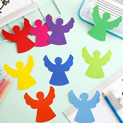 Snapklik.com : 108 Pcs Assorted Color Angel Paper Cutouts Angel Shaped ...