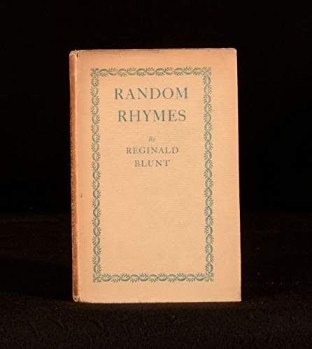 Random Rhymes: Reginald Blunt, None: Amazon.com: Books