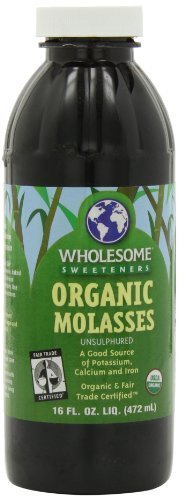 Amazon.com : Organic Molasses, Unsulphured, 16 fl oz (472 ml) by ...