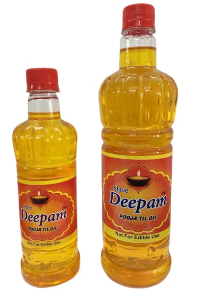 Shree Deepam Pooja Til Oil (450ml x 2) : Amazon.in: Grocery & Gourmet Foods