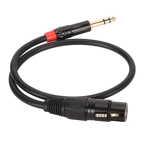 XLR Female To TRS Cable, Stable Connection Good Sound Quality 20 AWG ...