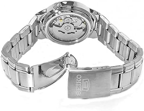 Amazon.com: Seiko SNKA01 Men's 5 Automatic White Dial Stainless Steel ...