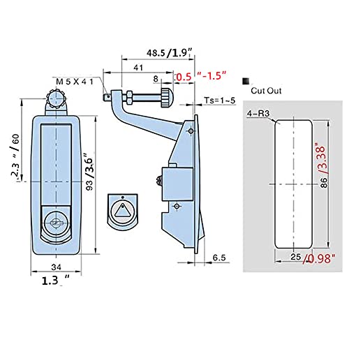 Snapklik.com : 4Pcs Compression Latch Lock Trigger Latch Lock ...