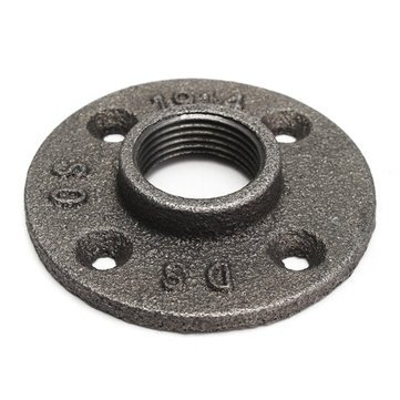 Buy Atoz prime 1/2 Inch Reinforced Black Flange Iron Pipe Floor Fitting ...