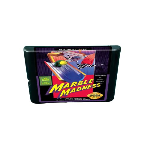 Amazon.com: Marble Madness - 16 Bit MD Game Card For Sega Megadrive ...