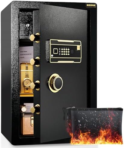 ADIMO Safe Box, 3.6 Cuft Large Heavy Duty Home Safe With Lockable ...