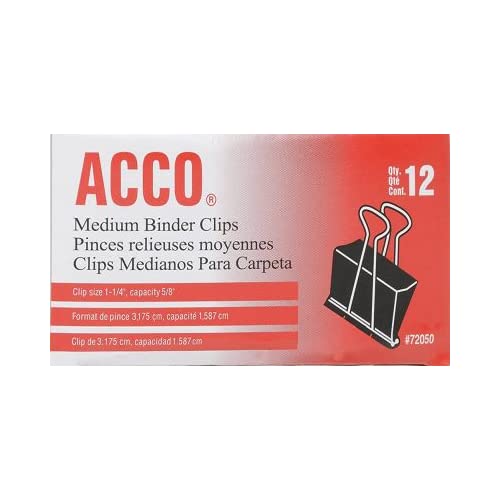 Acco Binder Clips 5/8 In. : Amazon.in: Office Products