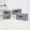 Amazon.com - ANMINY Storage Bin with Lid Storage Boxes with PU Leather ...