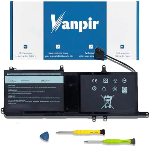 Amazon.com: Menlonigt 99WH Type 9NJM1 Battery Compatible with Dell ...