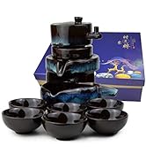 Amazon.com | Chinese Tea Gift Set Service Porcelain Tea Pot 4 Cups tray ...
