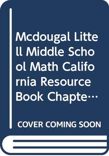 Amazon.co.jp: Mcdougal Littell Middle School Math California Resource ...