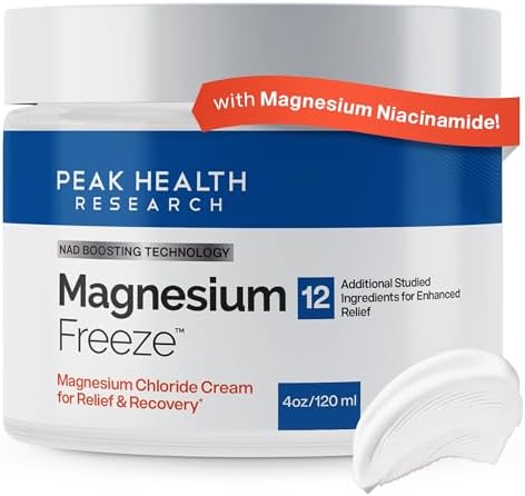 Amazon.com: Magnesium Freeze - Topical Magnesium Cream with Niacinamide ...