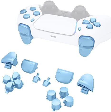 Amazon.com: eXtremeRate Replacement Two-Tone Jelly Buttons for JoyCon ...