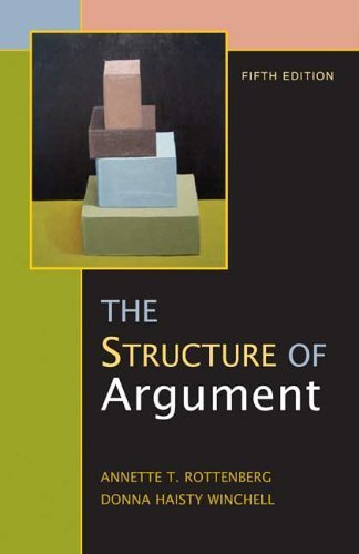 Amazon.com: The Structure of Argument: 9780312431303: Rottenberg ...