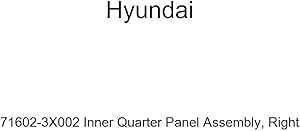 Amazon.com: Genuine Hyundai 71602-3X002 Right-Hand Inner Quarter Panel ...