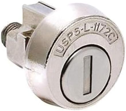 Amazon.com: Compx National Mailbox Lock 4C Style Clockwise Brushed ...