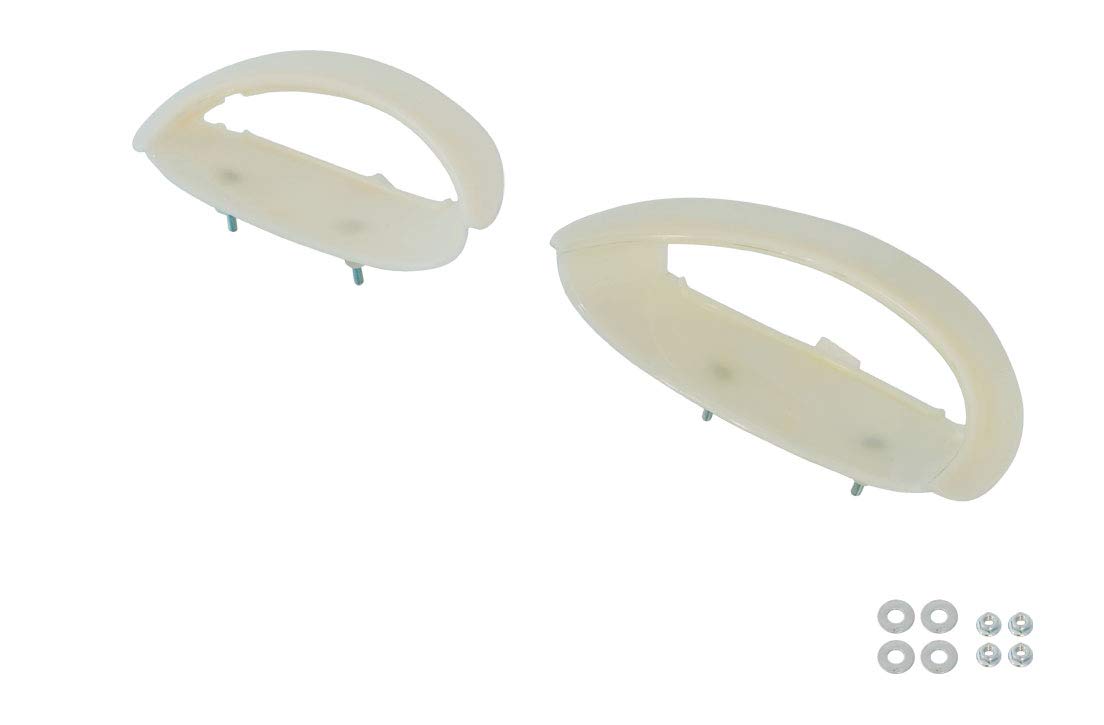 Mustang Hood 1996-1998 Mustang SVT Cobra Hood Scoop Bezels - Unpainted ...