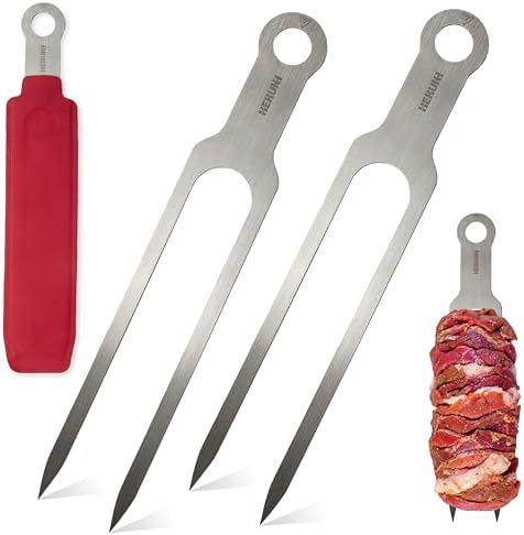 Amazon.com: Y Yellowstone Slide & Serve BBQ Skewers - Set of 4 ...