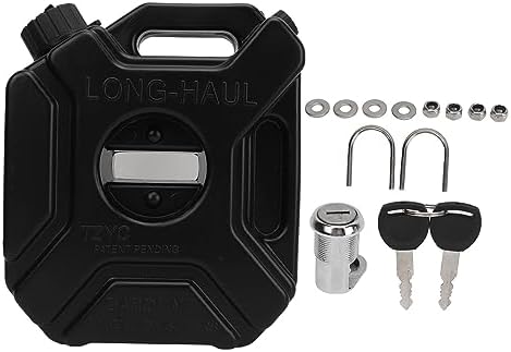 3L 0.75 Gallon Gas Can Petrol Storage Cans Black Emergency Backup Tank ...