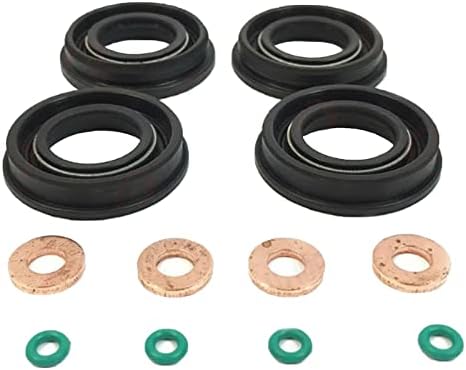 Fuel Injector Seal Washer O-Ring Set COMPATIBLE WITH 1.6 FORD AUDI ...
