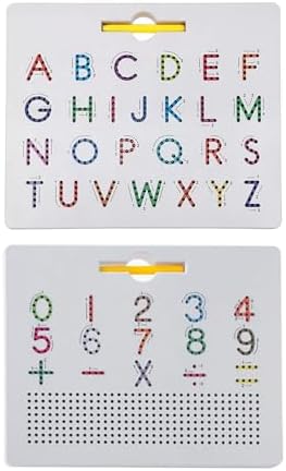 Alphabet Magnetic Board – 2-in-1 Magnetic Steel Ball Tracing Board ...