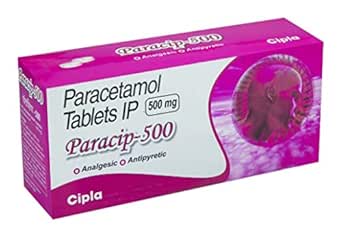 Paracip 500 Round L - Strip of 15 Tablets : Amazon.in: Health ...