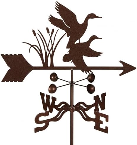 Amazon.com : EZ Vane Mallard Ducks Weathervane — Roof Mount, Wind Cups ...