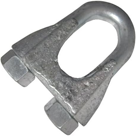 Amazon.com: National Hardware 3230BC 3/4' Zinc Plated Wire Cable Clamp ...