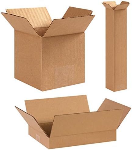 Amazon.com: Bauxko 9" x 7" x 4" Corrugated Boxes, 6-Pack : Industrial ...