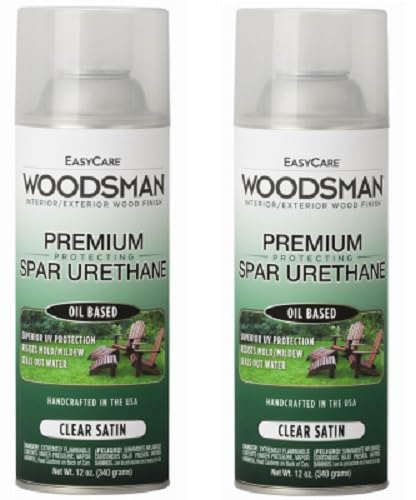 12 Ounce Aerosol Oil Based Clear Satin Spar Urethane Spray - Pack of (2 ...