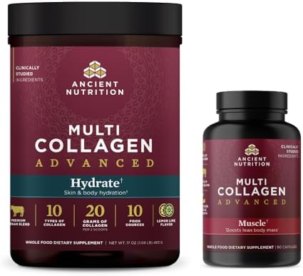 Amazon.com: Ancient Nutrition Multi Collagen Advanced Powder Hydrate ...