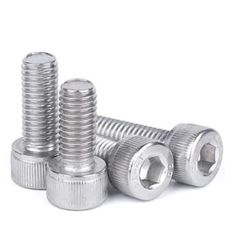 Screw M1.4 M1.6 M2 M2.5 M3 M4 M5 M6 M8 M10 304 Stainless Steel Allen Hexagon Hex Socket Cap ...