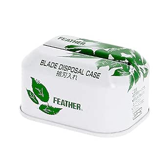 FEATHER BLADE TIN DISPOSAL CASE : Amazon.com.mx: Belleza