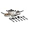 Amazon.com: bella 12 Piece Cookware Set with EverGood™ Ceramic Nonstick ...