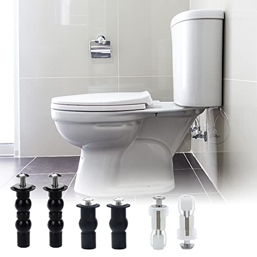 5 Pairs of Screws for Toilet Seat Set, Universal Toilet Seat Mounting ...