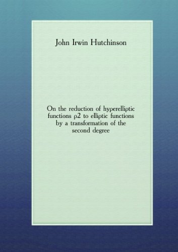 On the reduction of hyperelliptic functions (p=2) to elliptic functions ...