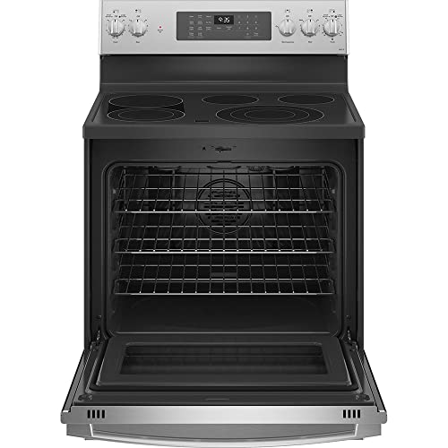 GE PB935YPFS 30 Inch Electric Smart Range with 5 Radiant Elements, 5.3 ...