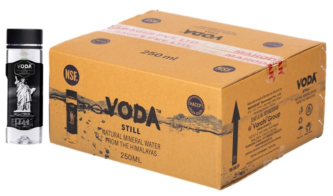 Buy VARAHI Voda Still Naturally Alkaline Mineral Water-250 ml (Pack of ...