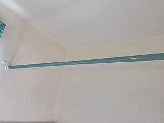 Amazon.com: Shower Rod Cover by Jenacor | Rod Cover Rod Covers Plastic ...