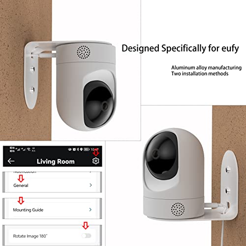 Snapklik.com : Teccle Metal Wall Mount For Eufy Security Indoor Cam ...