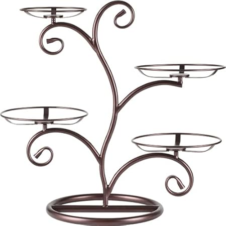 Amazon.com | Creative Home Iron Works 3-Tier Metal Dinner Plate Rack ...